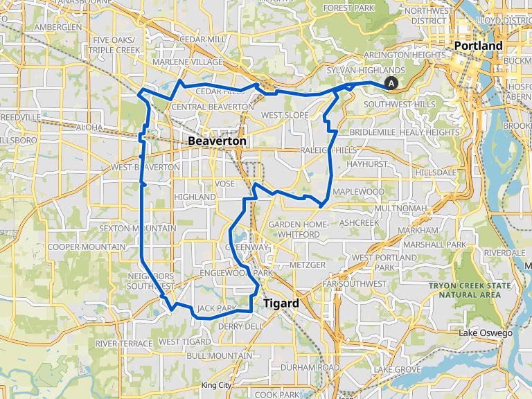 Beaverton Loop | bike Tour | Komoot